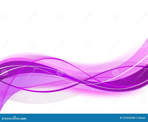 Abstract Vector Background Illustration Art Design Pink Purple Curve Wave Stock Vector