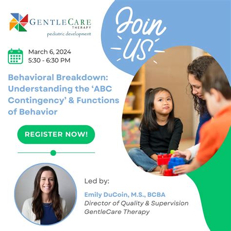 Mar 6 Understanding The ‘abc Contingency And Functions Of Behavior Gloucester Township Nj Patch