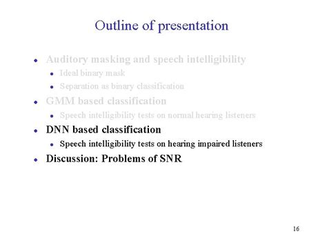 From Auditory Masking To Binary Classification Machine Learning
