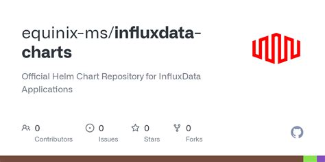 github equinix ms influxdata charts official helm chart repository for influxdata applications