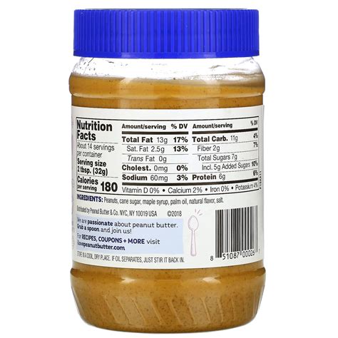 Peanut Butter And Co 피넛버터 스프레드 Mighty Maple 454g16oz