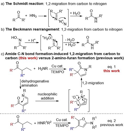 Amide‐forming 1 2‐migration Reaction Of Ketone Download Scientific Diagram