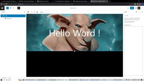 creating gradient on cover blocks background without affecting text