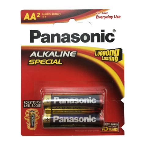 باتری قلمی Panasonic Alkaline بسته ۲ عددیفروشگاه اینترنتی الکتریک کالا