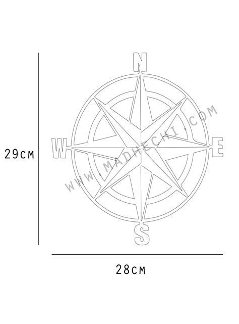 Buy Compass Wall Hanging Metal Compass Wall Art Madhechi