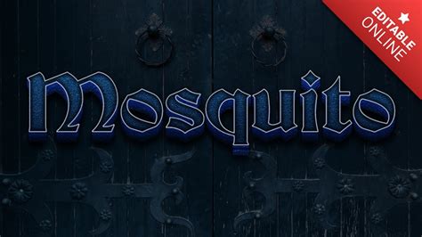 Mosquito Viking Text Effect Generator