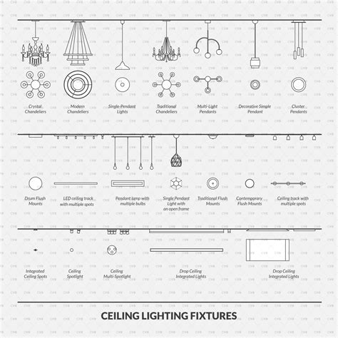 Light Fixtures Cad Blocks Cad Downloads The Urban Electric Co