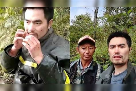 失联17天甘宇获救现场画面曝光：满身是伤双手发抖，村民给他拿吃的满身画面双手