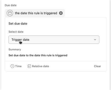 Rules Error 5 When Trying To Change Set Due Date Select Date Ask The Community Asana Forum