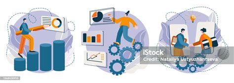 비즈니스 일러스트 온라인 거래 종료 새로운 스타트업 오픈 비즈니스 악수 인포그래픽 진화 규모 분석 비즈니스 협상 을 연구하는 사무직 근로자 개념에 대한 스톡 벡터 아트 및