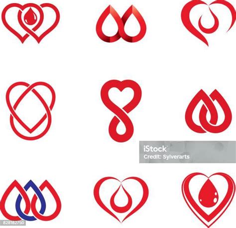 집합 혈액 기부 테마 수혈 및 순환 유에 생성 하는 벡터 기호입니다 의료 서비스 아이디어 엠 블 럼에 대 한 의료 광고에 사용합니다 건강관리와 의술에 대한 스톡 벡터 아트