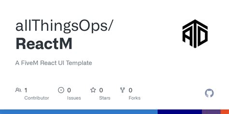 github allthingsops reactm a fivem react ui template