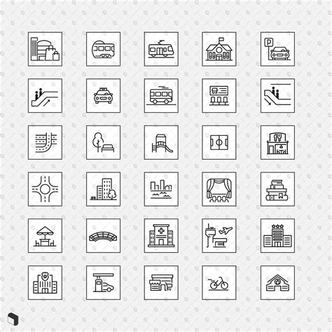 Site Analysis Flat And Axonometric Icons Toffu Co