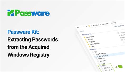 Extracting Passwords From The Acquired Windows Registry Passware Blog