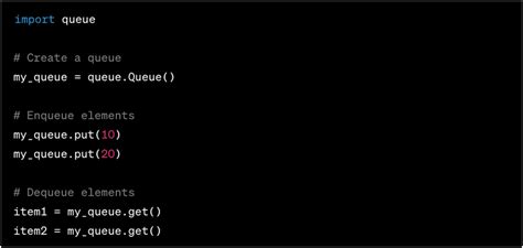 Python Queue Streamlined Data Handling