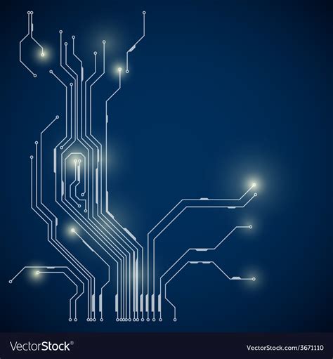 Abstract Hi Tech Royalty Free Vector Image Vectorstock