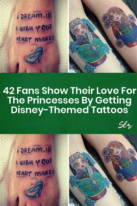 Fans Show Their Love For The Princesses By Getting Disney Themed Tattoos Artofit