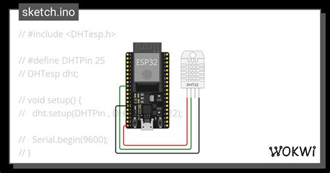Dht22 Reading Shown On Blynk Wokwi Esp32 Stm32 Arduino Simulator