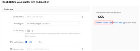 Use Free Developer Tier Celerdata Byoc