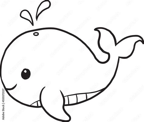Whale Drawing To Color