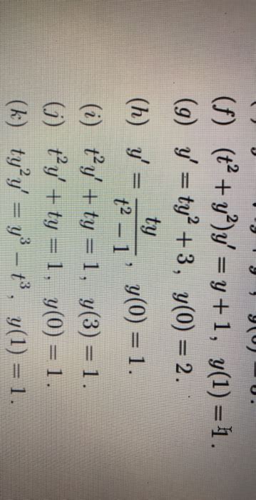 Solved Check The Existence And Uniqueness Of The Solution