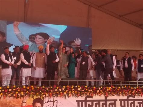 In Himachal Priyankas Parivartan Pratigya Rally Crowd Of Congress