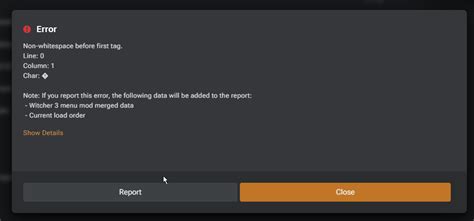 Invalid Mergex Xml Data Also Cant Make A Report · Issue 14028 · Nexus Modsvortex · Github