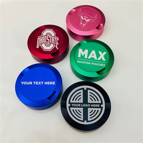 Custom Metal Zyn Tin Custom Snus Can Metal Zyn Container Dip Can Nicotine Pouches Can Zyn