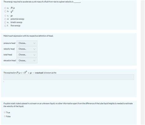 Solved These Are The Options For Match The Expression With
