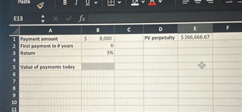 Solved Show Excel Formula Bar Chegg