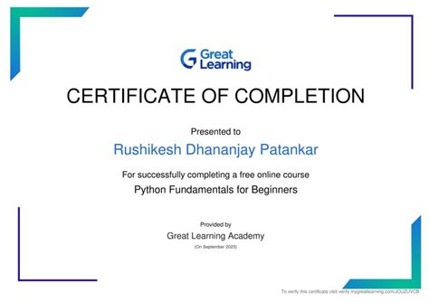 rushikesh patankar on linkedin greatlearningacademy greatlearning glacertificate