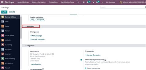 How To Manage Languages Using Odoo 15 Platform For Users