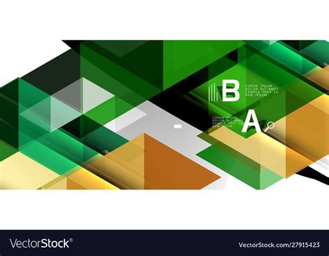 Abstract Triangle Pattern Colorful Backdrop Vector Image