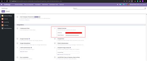 Synchronizing Outlook Calendar With Odoo