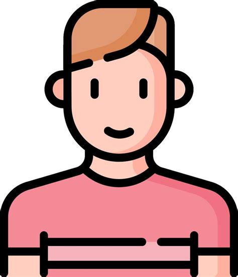 A Man With A Pink Shirt And A Pink Tie 50581951 Vector Art At Vecteezy