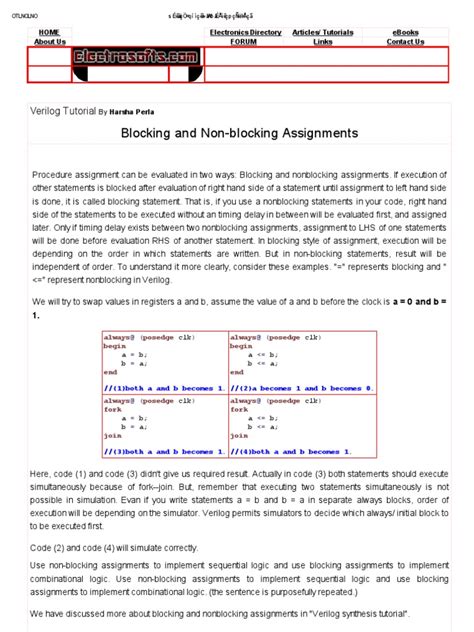 Verilog Tutorial Electrosofts9 Pdf Digital Electronics Software