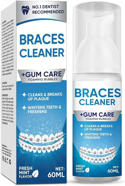 Braces Cleaner Braces Cleaner Foam For Teeth Whitening