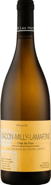 Comte Lafon Les Heritiers Macon Milly Lamartine Clos Du Four