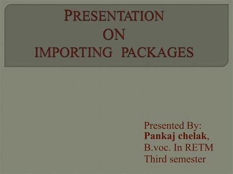 Java Package Ppt