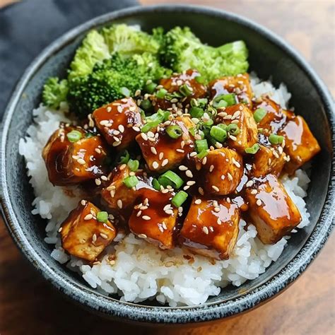 Teriyaki Tofu Rice Bowl Better Home Recipes