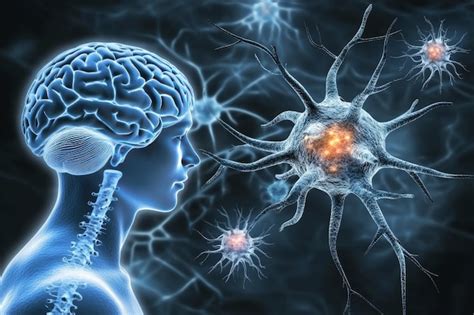 Neural Network Neural Conductivity And Neural Transmission Double Exposure Of Human Profiles