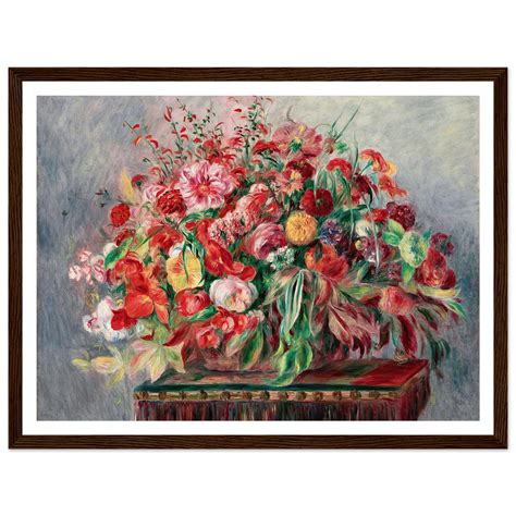 Corbeille De Fleurs 1890 Art Print Pierre Auguste Renoir Quipham