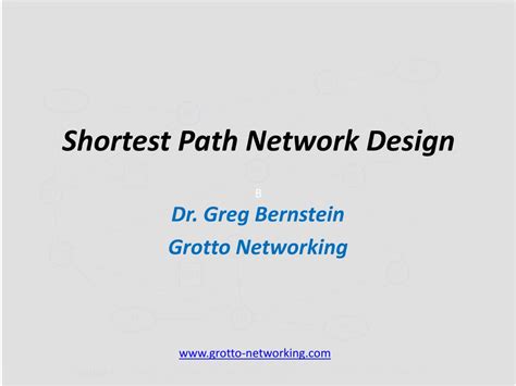 Ppt Shortest Path Network Design Powerpoint Presentation Free Download Id2389680