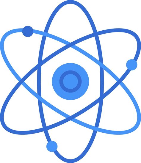 Atom Technology Icon With Blue Duotone Style Computing Diagram Download File Folder Graph