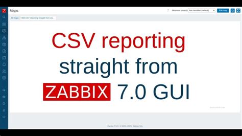 Csv Reporting Button From Zabbix 70 Gui Aigars Kadikis