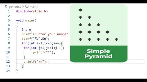 Print Traingle Through Stars In C C Programing Easy Explanation