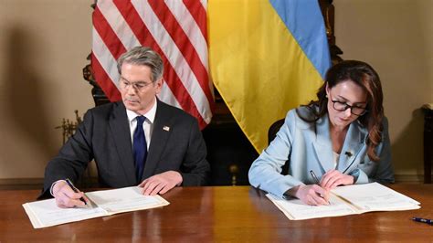 Us And Ukraine Sign Critical Minerals Deal After Months Of Tense