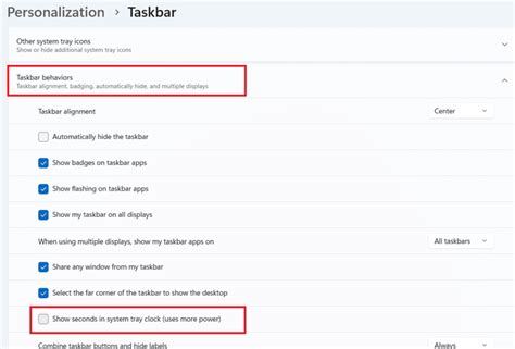 How To Show Seconds In Taskbar Clock Windows 11 Geeksforgeeks
