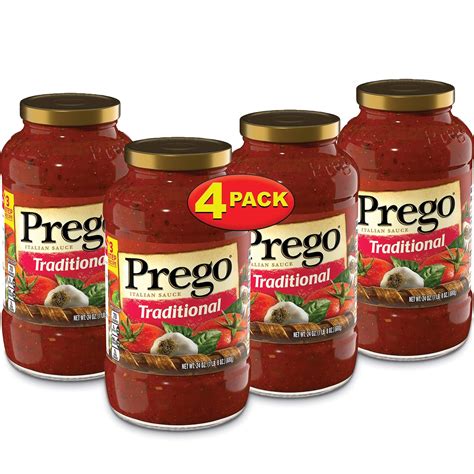Prego Pasta Sauce Traditional Italian Tomato Sauce 24