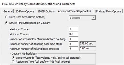 Selecting A Time Step